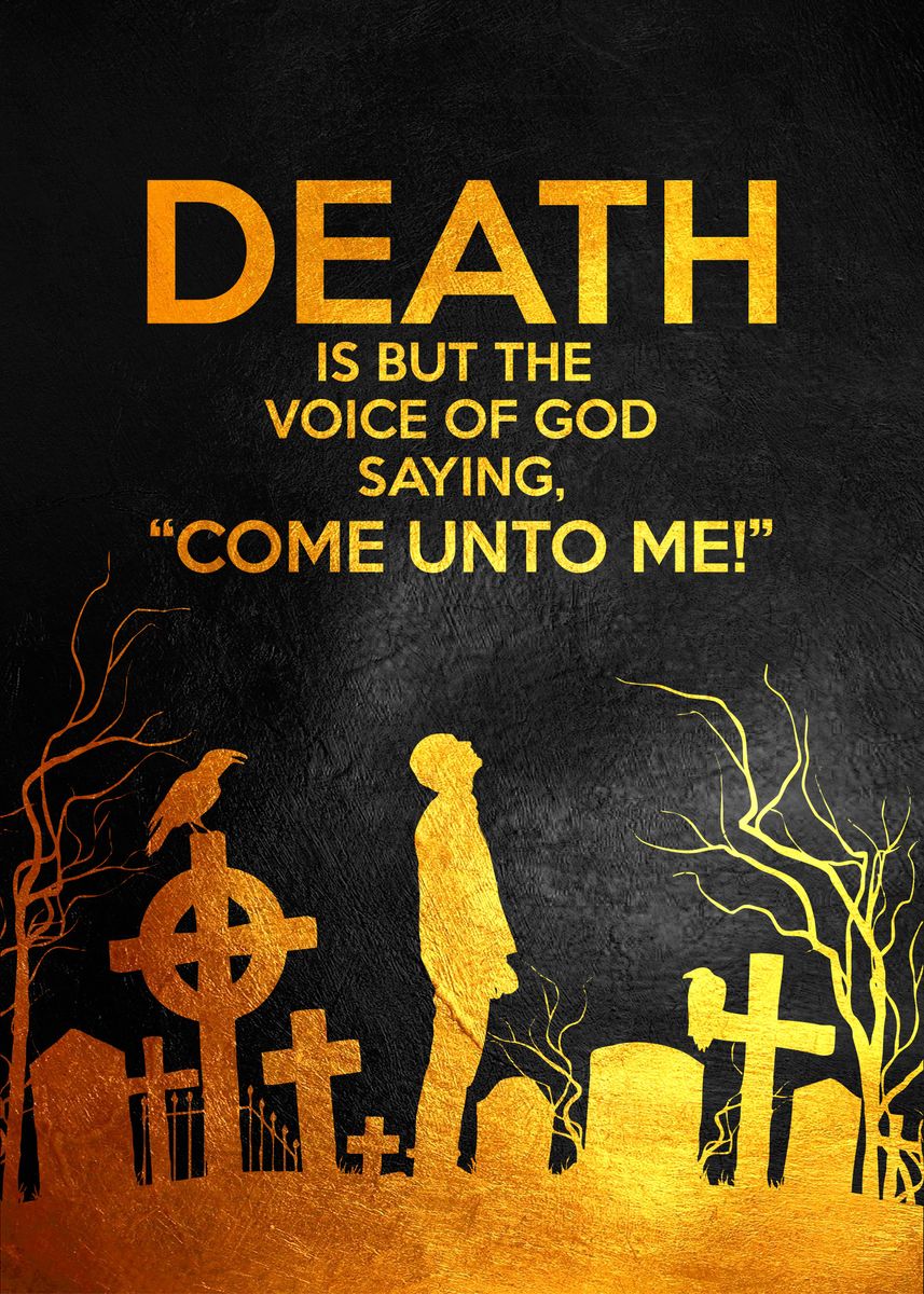 'Death' Poster, picture, metal print, paint by ABConcepts | Displate