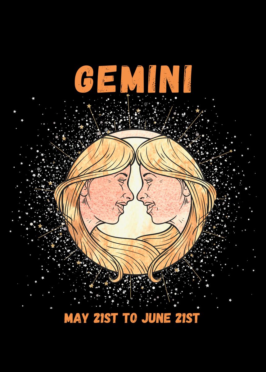 'Gemini' Poster, picture, metal print, paint by Lukes Pixel Studio ...