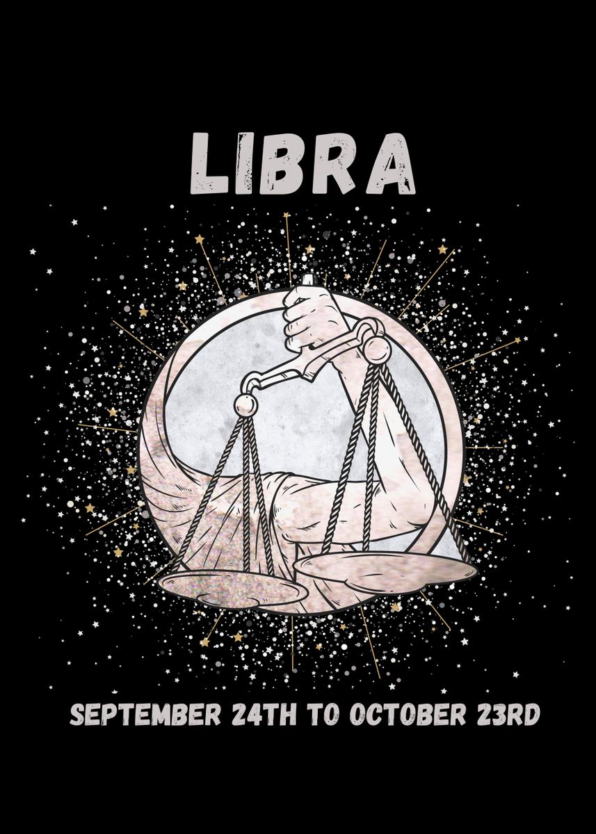 'Libra' Poster by Lukes Pixel Studio | Displate