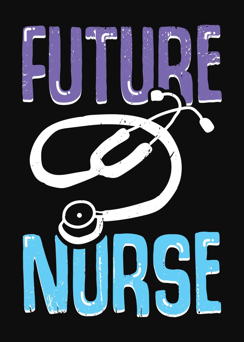 'Future Nurse Design' Poster, picture, metal print, paint by Marcel ...