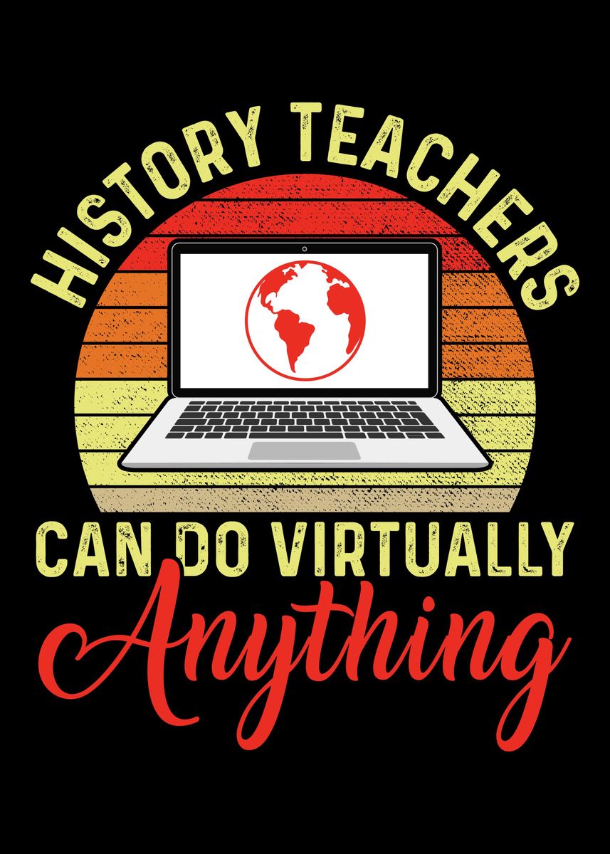 'Teacher Teaching School' Poster, picture, metal print, paint by ...