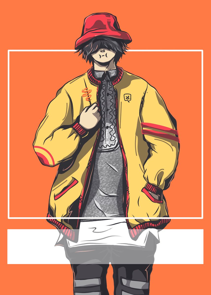 'Oversized X Hype' Poster, picture, metal print, paint by Noobsknack ...