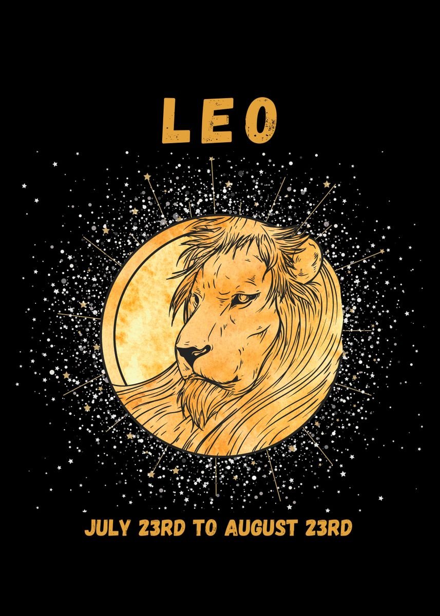 'Leo' Poster, picture, metal print, paint by Lukes Pixel Studio | Displate