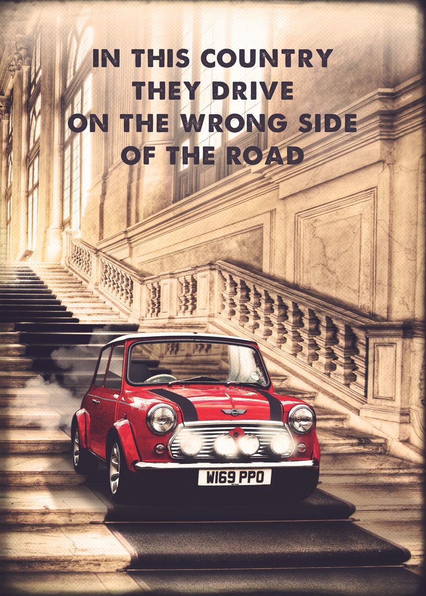 'Italian Job movie art' Poster, picture, metal print, paint by ...