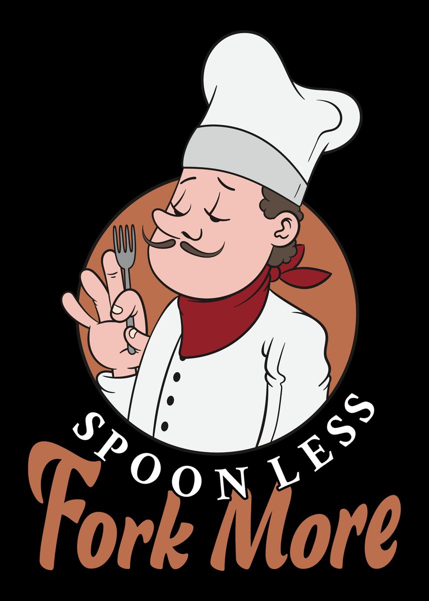 'Chef Meme Design' Poster, picture, metal print, paint by Michael ...