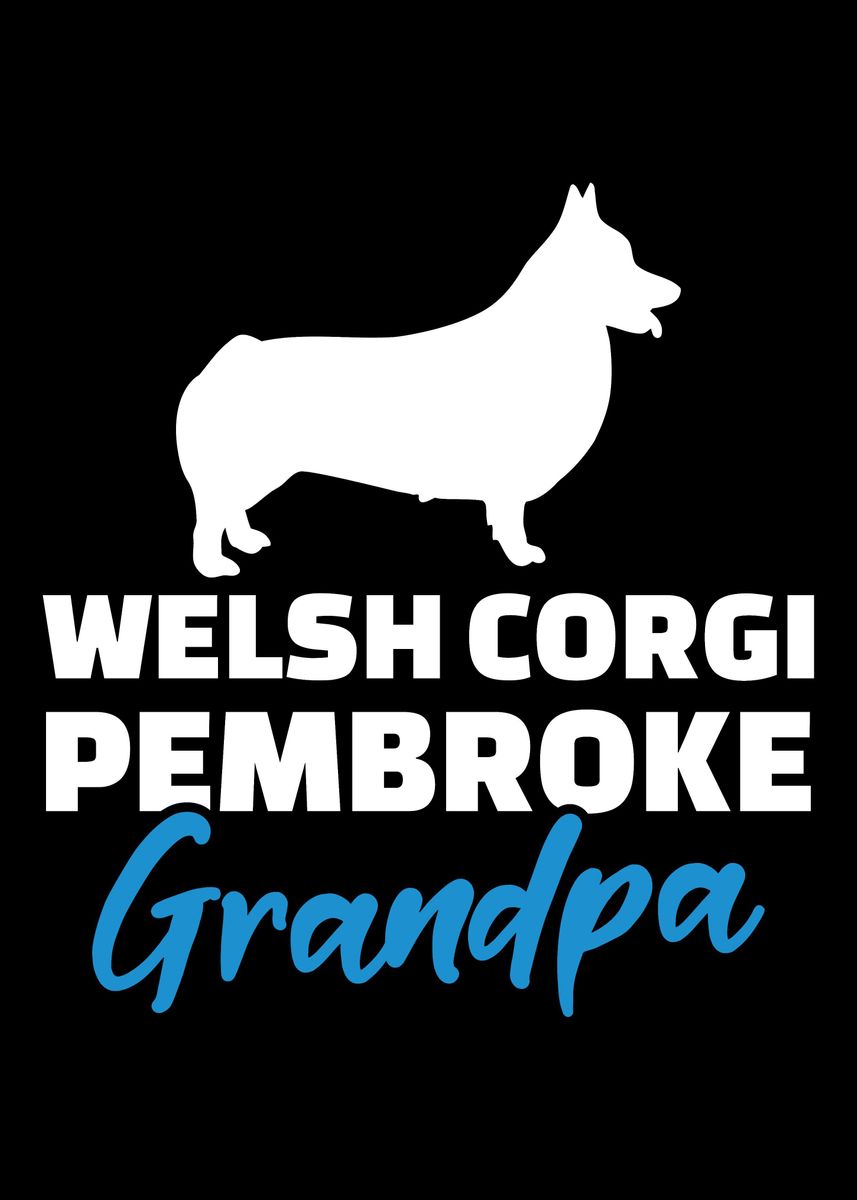 'Welsh Corgi Pembroke' Poster, picture, metal print, paint by Designzz ...