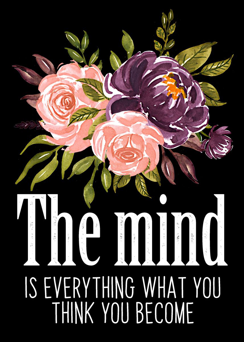 'The mind' Poster, picture, metal print, paint by Juliana RW | Displate