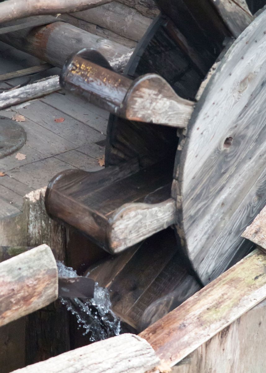 'old watermill' Poster, picture, metal print, paint by Ornella Bonomini ...