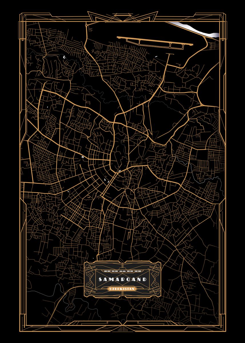 'Samarqand Uzbekistan' Poster, picture, metal print, paint by Five ...