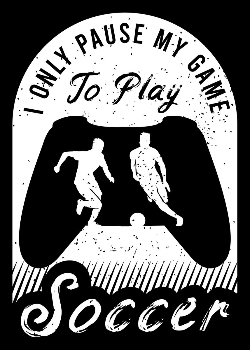 'Soccer Player Gift' Poster, picture, metal print, paint by Alley Field ...