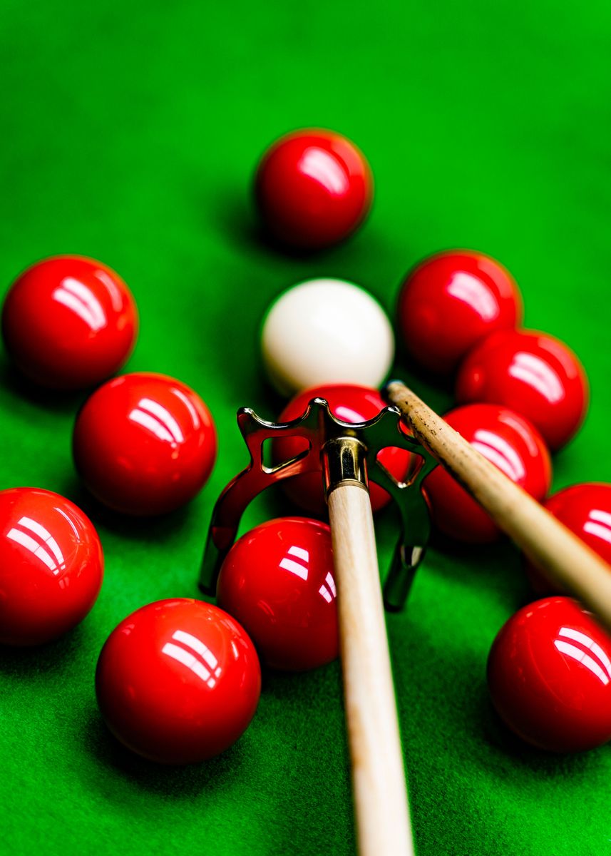 'Snooker' Poster, picture, metal print, paint by Lasse A | Displate