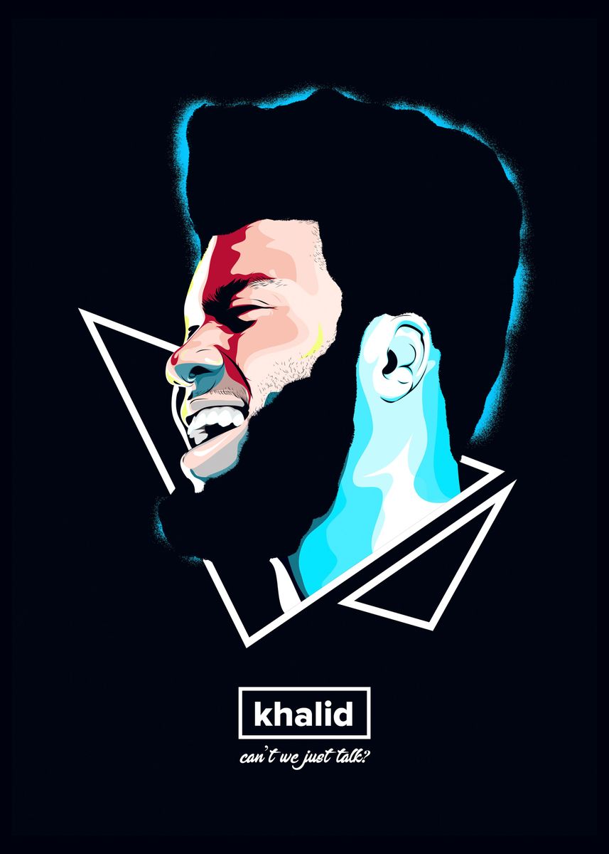 'Khalid' Poster, picture, metal print, paint by Noobsknack | Displate
