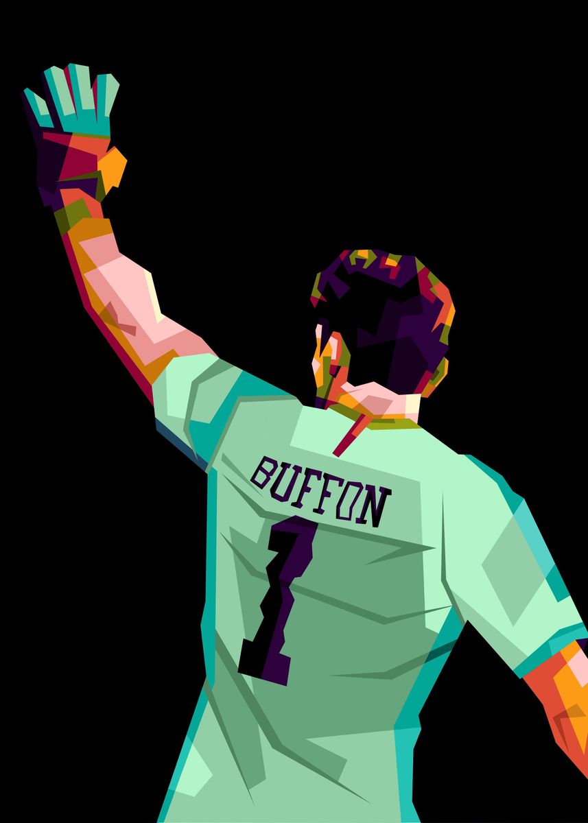 'Gianluigi Buffon popart' Poster, picture, metal print, paint by ...