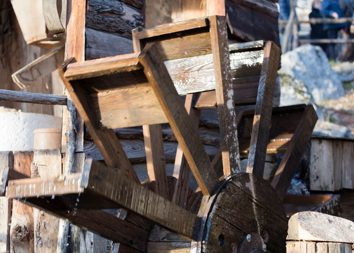 'old watermill' Poster by Ornella Bonomini | Displate