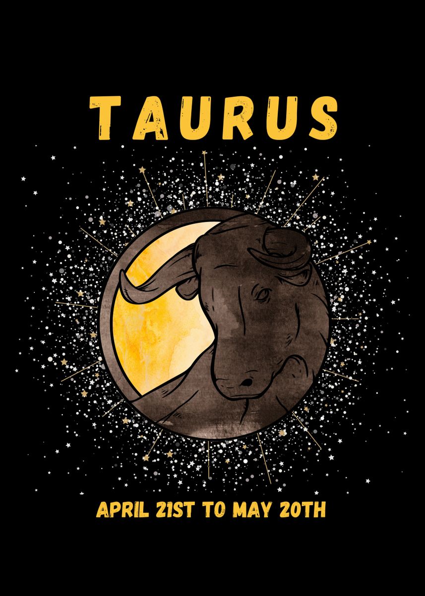 'Taurus' Poster, picture, metal print, paint by Lukes Pixel Studio ...