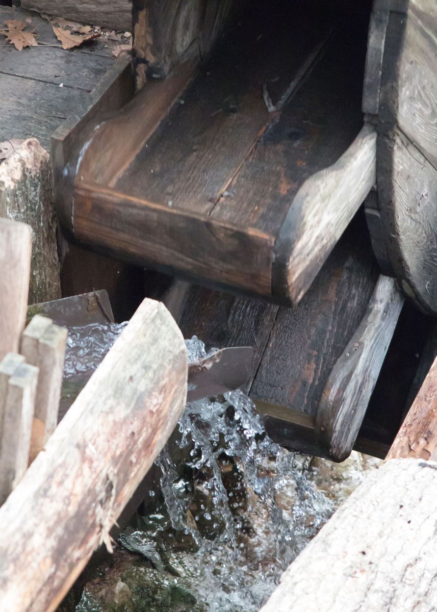 'old watermill' Poster, picture, metal print, paint by Ornella Bonomini ...