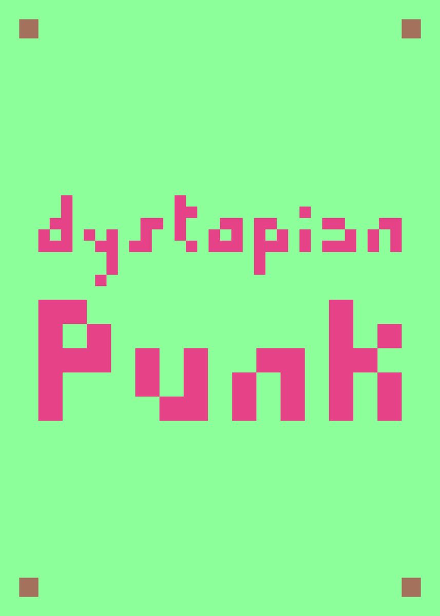 'Dystopian Punk' Poster by Wael Daaboul | Displate