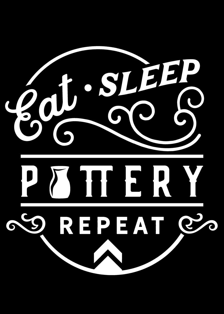 'Pottery' Poster, picture, metal print, paint by dr3designs | Displate