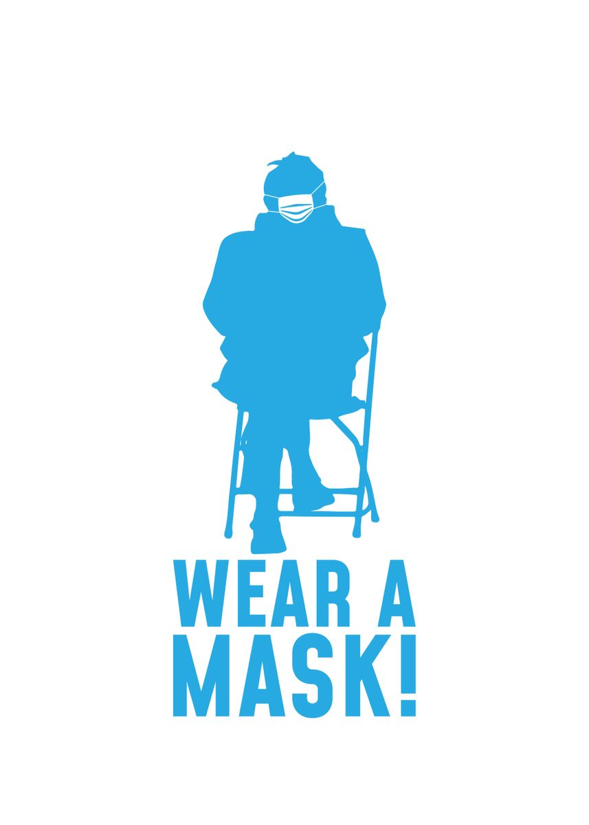 'Wear A Mask' Poster by Francois Ringuette | Displate