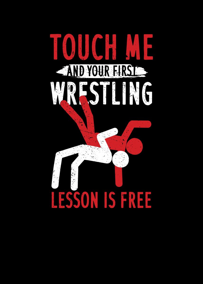 'Touch Me And Your First' Poster, picture, metal print, paint by Uwe ...