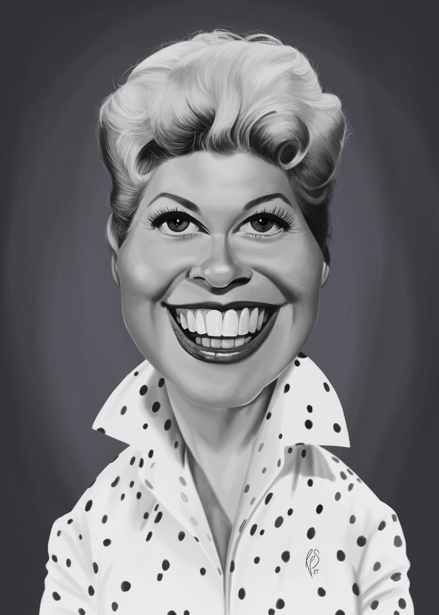 'Doris day' Poster, picture, metal print, paint by rob art ...