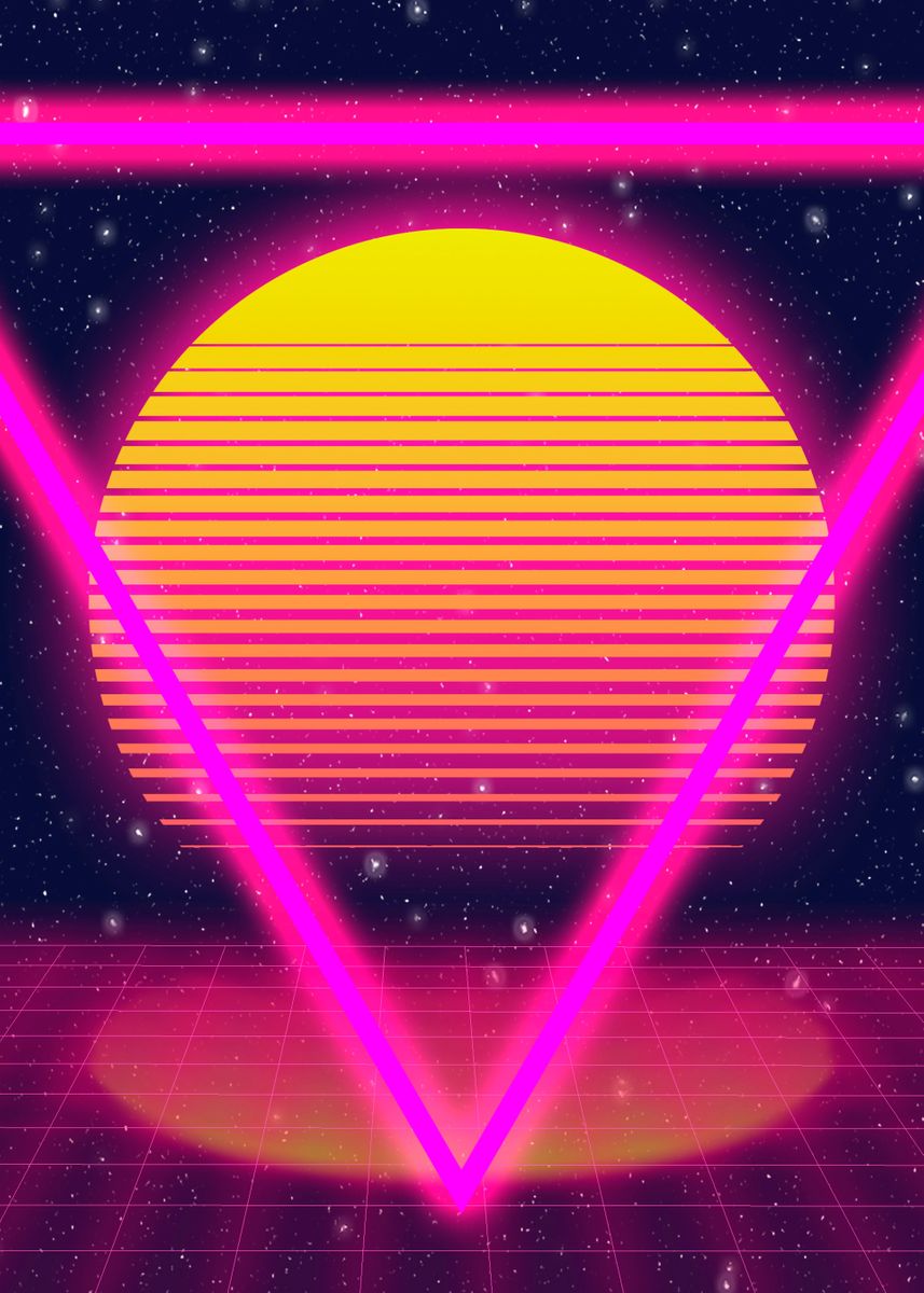 '80s party poster' Poster, picture, metal print, paint by Oleksandr ...