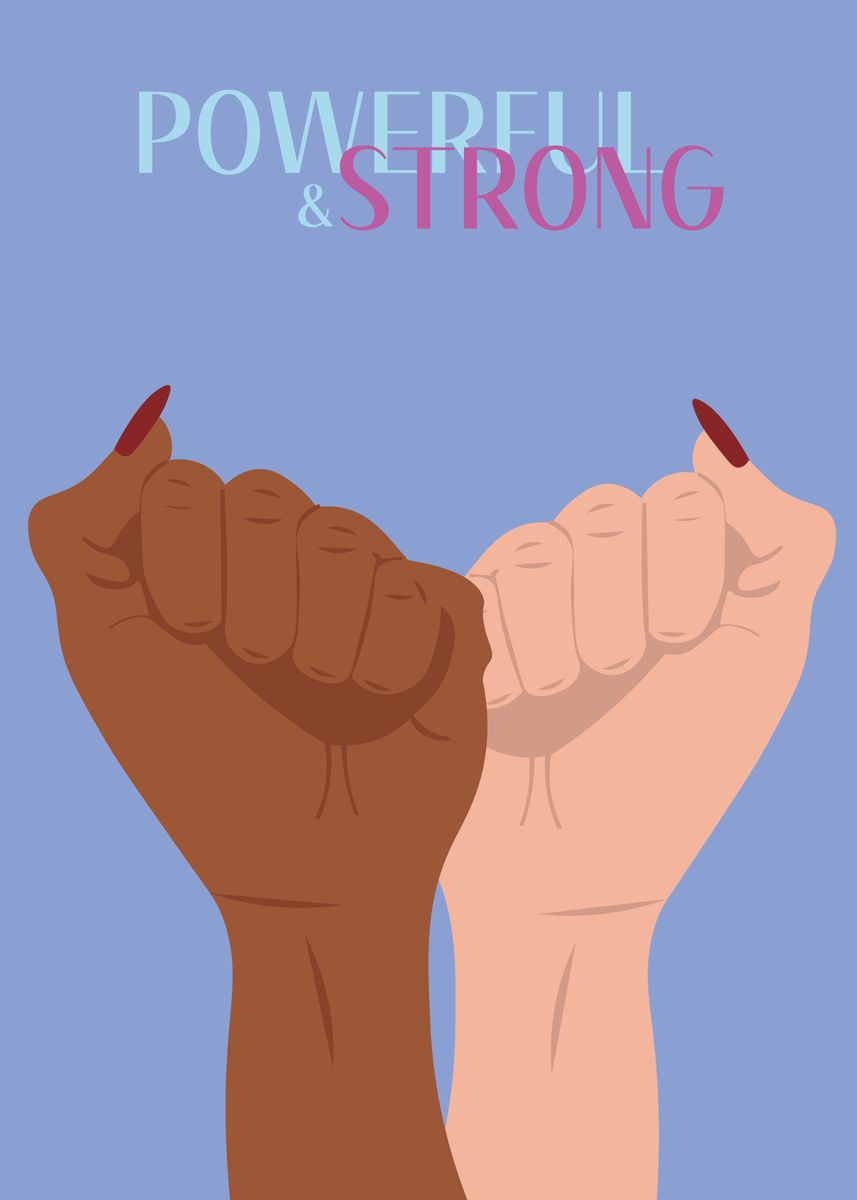 'Powerful and Strong' Poster, picture, metal print, paint by Clemjst ...