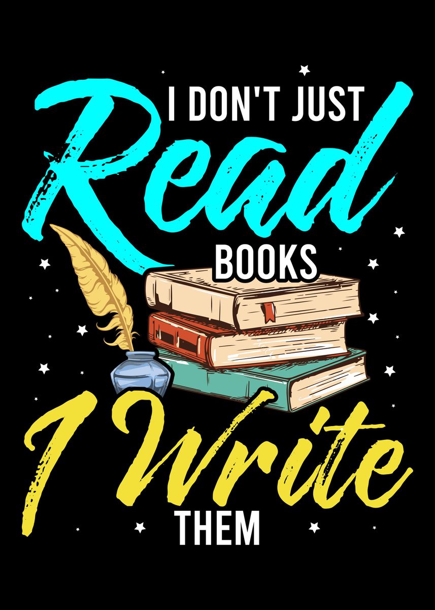 'Author Writer Literature' Poster, picture, metal print, paint by ...