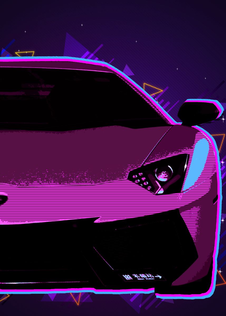 'Super Car' Poster by FUNG LENG | Displate