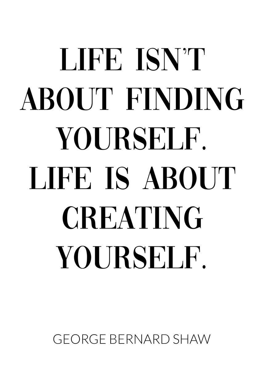 'George Bernard Shaw Quote' Poster, picture, metal print, paint by ...