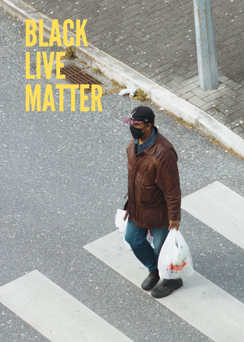 'black live matter' Poster, picture, metal print, paint by Mauricio Da ...