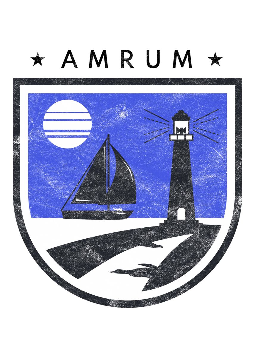 'Amrum Nordsee Motiv' Poster, picture, metal print, paint by dvdesign ...