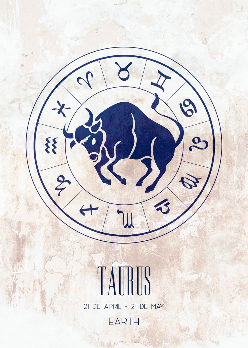 'Taurus' Poster, picture, metal print, paint by Ray Diaz | Displate