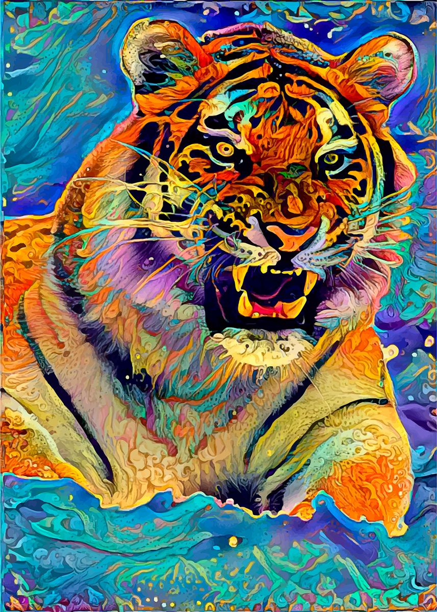 'Roar' Poster by Ari Design | Displate