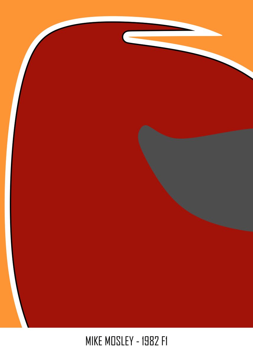 'Mike Mosley 1982 F1' Poster, picture, metal print, paint by Josh B ...