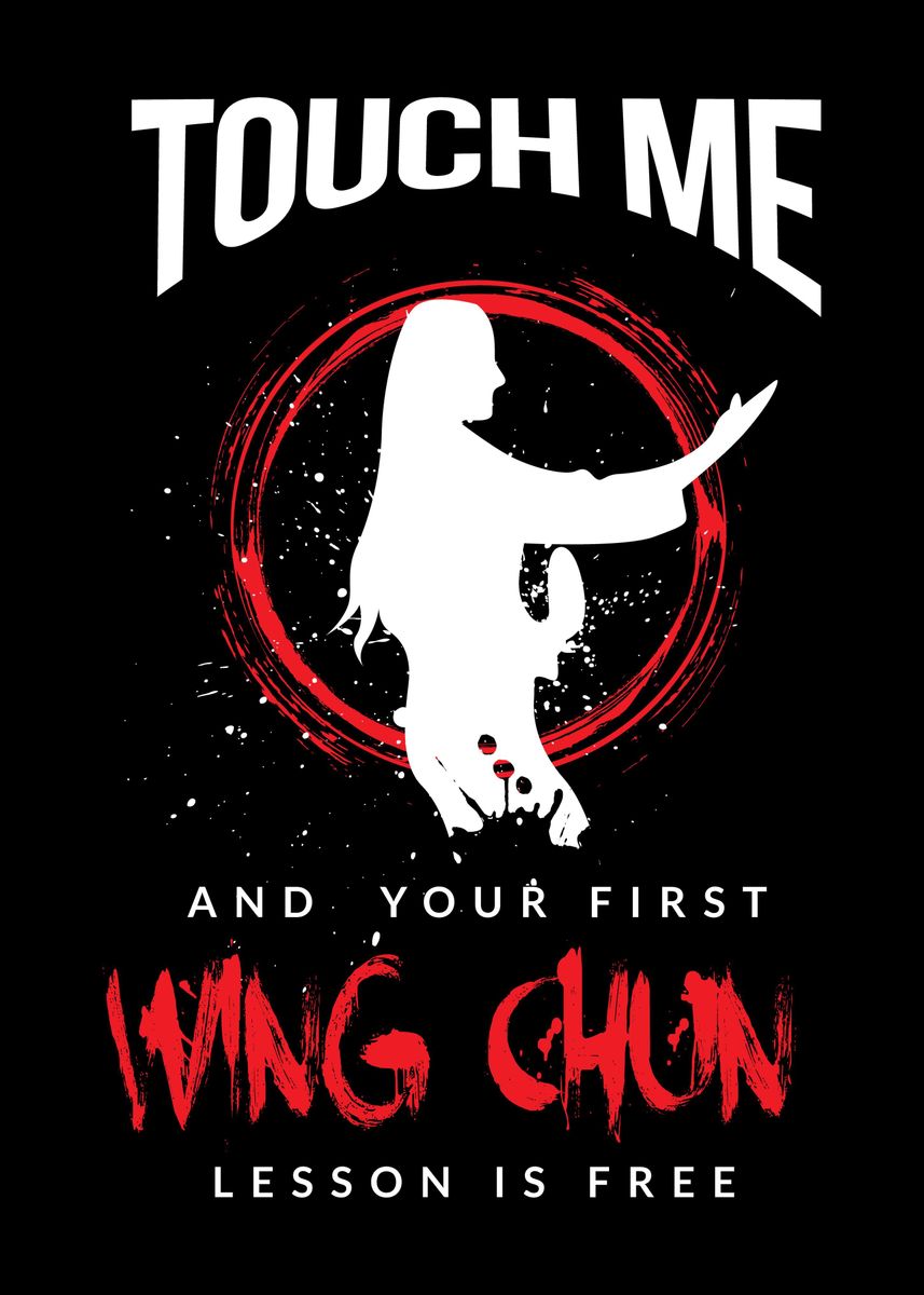 'Funny Wing Chun' Poster, picture, metal print, paint by FunnyGifts ...