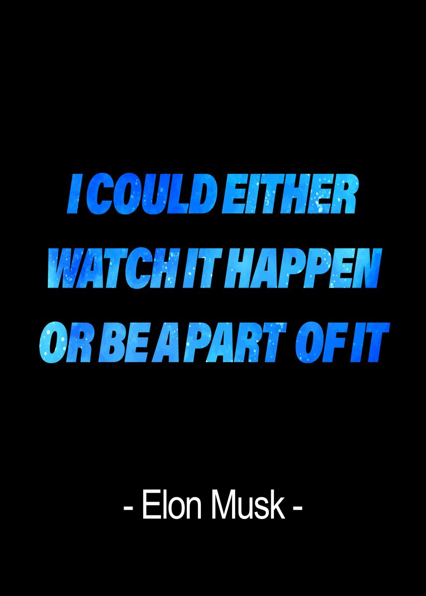 'Quote Motivation' Poster, picture, metal print, paint by Miracle ...