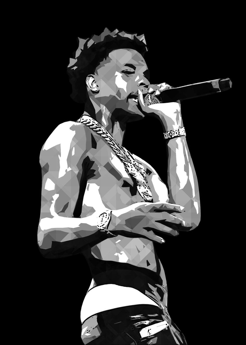 'Lil Baby ' Poster, picture, metal print, paint by San Illustrator ...
