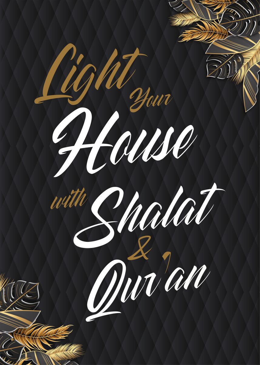 'light your house' Poster, picture, metal print, paint by Bestselling ...