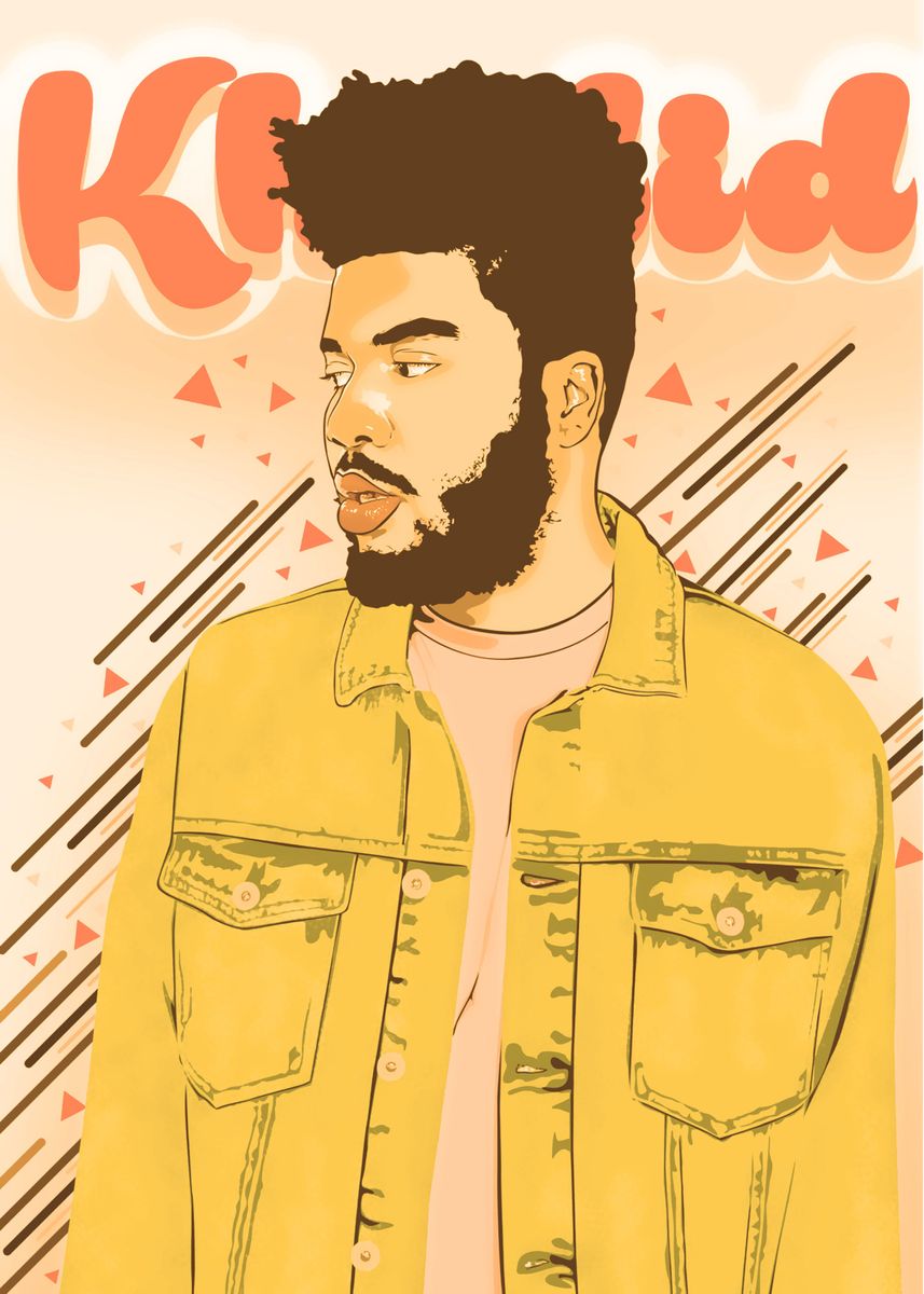 'khalid' Poster, picture, metal print, paint by Red Star | Displate
