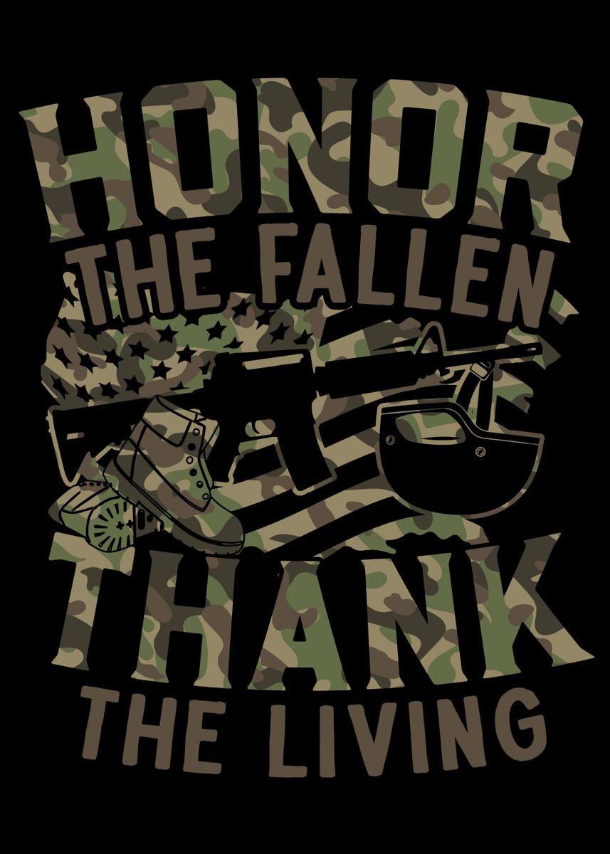 'Honor The Fallen' Poster by NAO | Displate