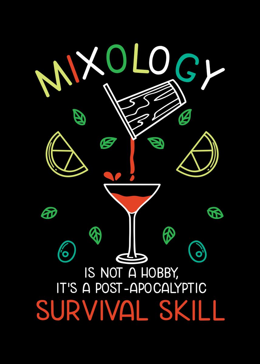 'Bartender Mixologist' Poster, picture, metal print, paint by Shiva121 ...