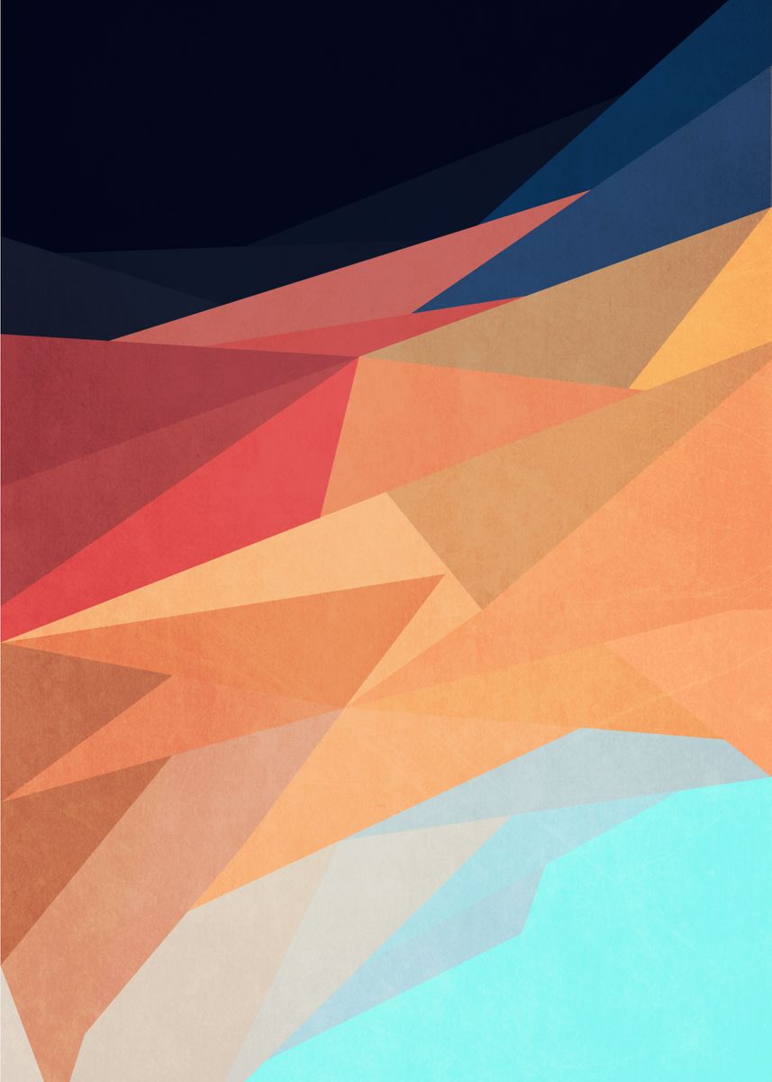 'Sun and water tone' Poster, picture, metal print, paint by Ricky ...