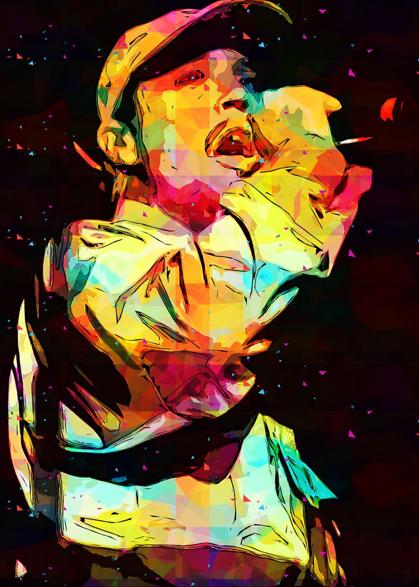 'NEKFEU' Poster, picture, metal print, paint by Daisuke Miftah | Displate