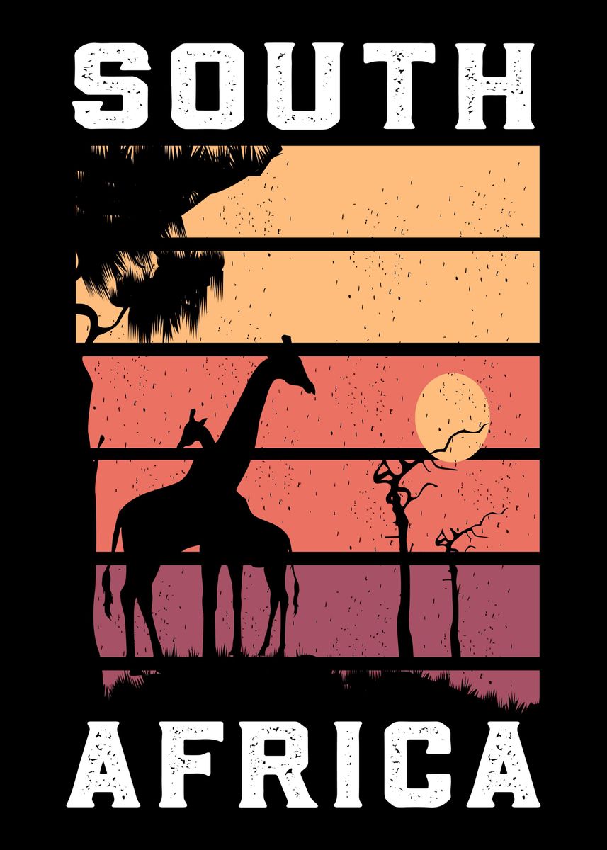 'South Africa' Poster by Hexor | Displate