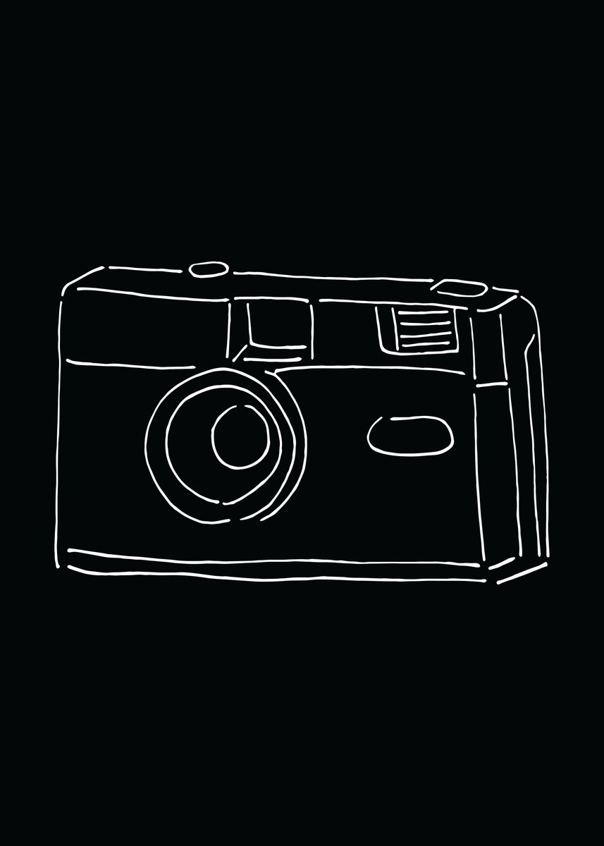 'Camera Photography' Poster, picture, metal print, paint by Maricris M ...