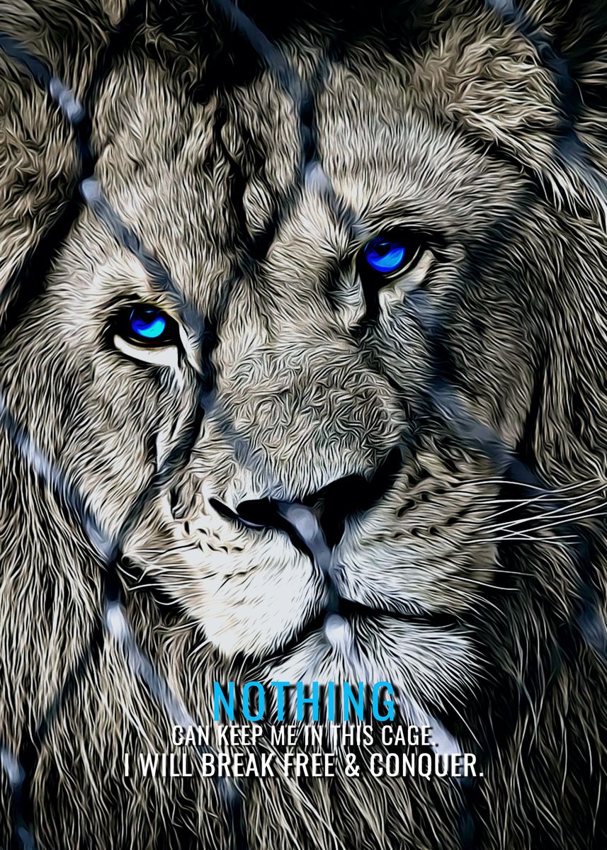 'Break Free and Conquer' Poster, picture, metal print, paint by ...