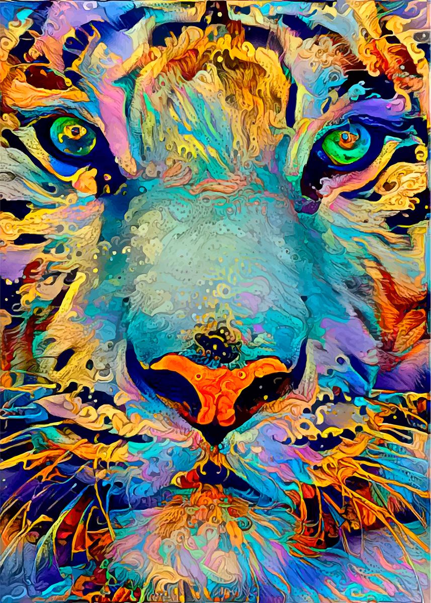 'Focus on my eyes' Poster, picture, metal print, paint by Ari Design ...