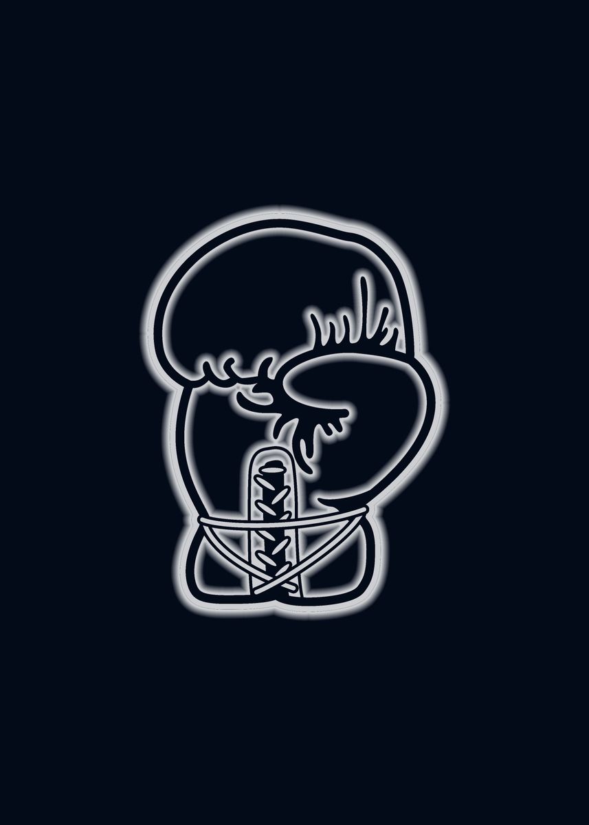 'boxing glow' Poster, picture, metal print, paint by shiner artist ...