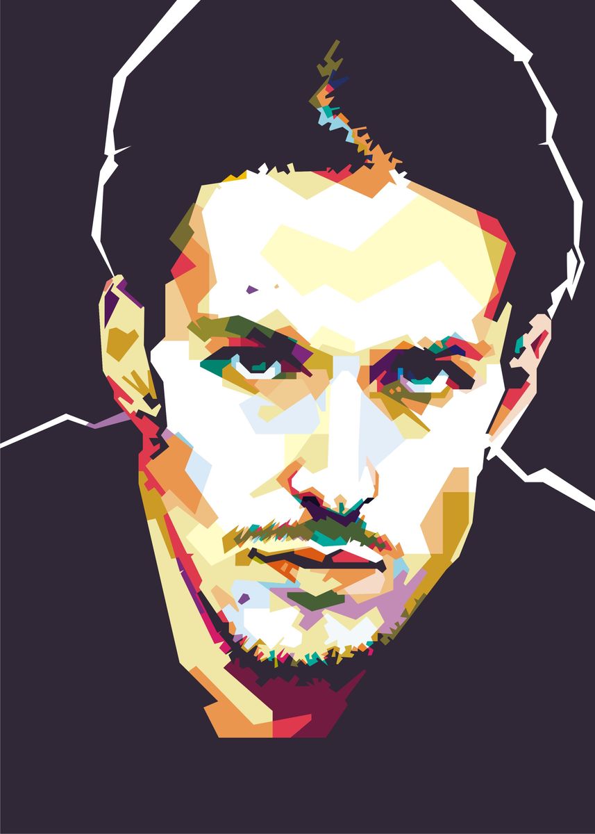 'Bones SESH' Poster, picture, metal print, paint by WPAP POP ART | Displate